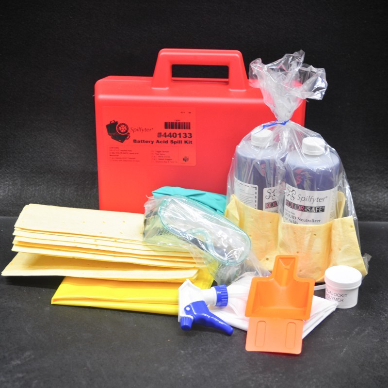 Spilfyter 440133 Grab & Go Battery Acid Absorbent Spill Kit